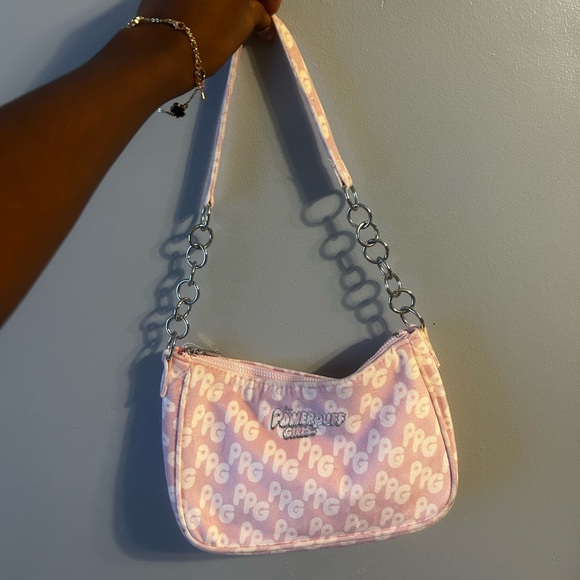 Accessories | Cutest Pink Power Puff Girls Shoulder Bag | Poshmark